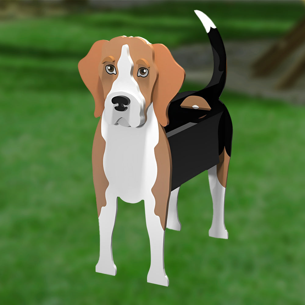 Pot de fleurs en forme de Beagle – Petinhome.fr